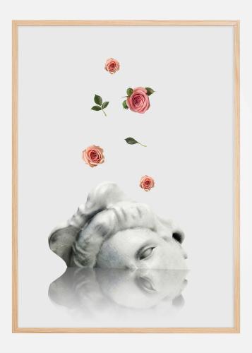 Hier Abstract art Drowning in Flowers Poster kaufen - BGASTORE.DE